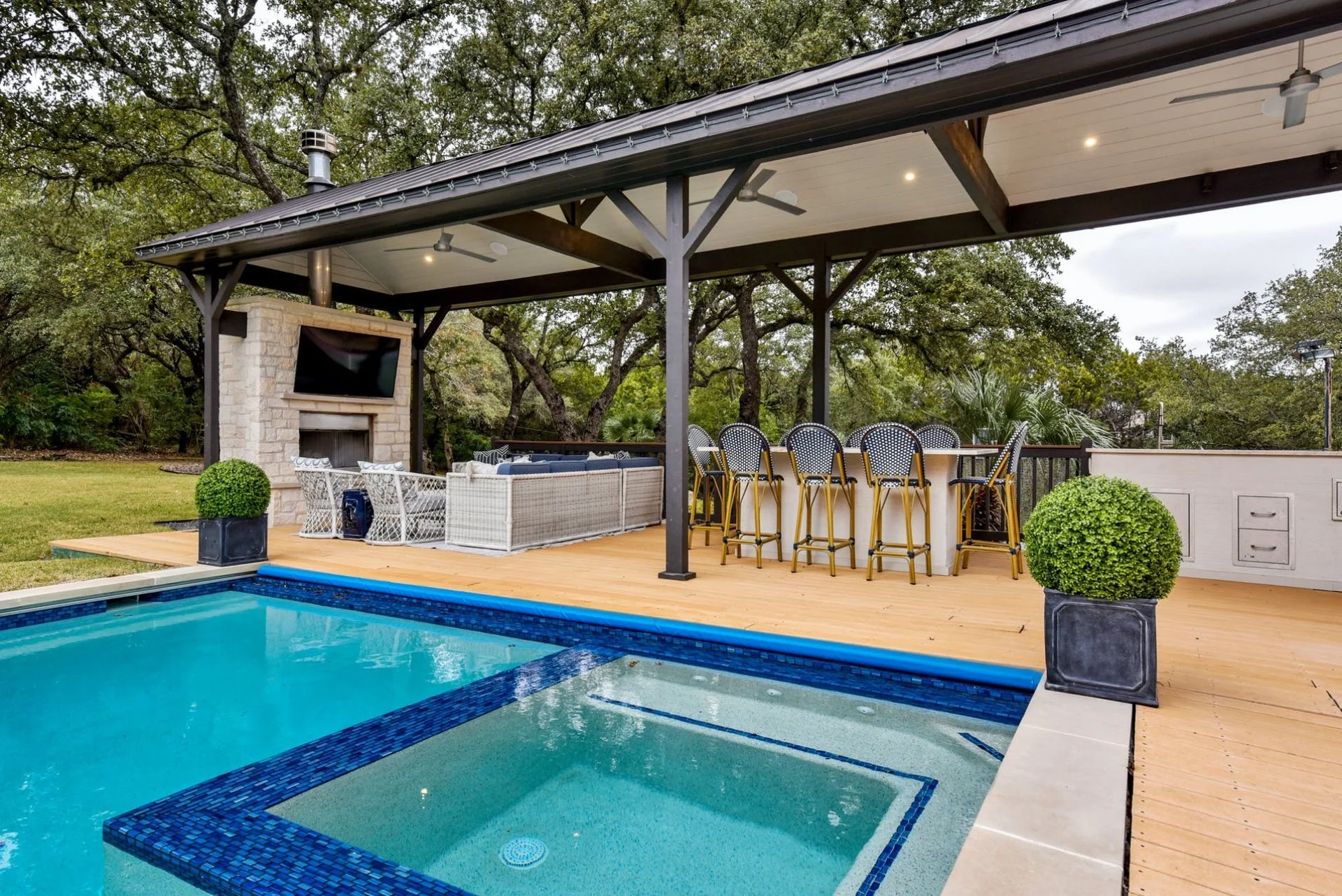 Portfolio | Paver Patio, Custom Deck, Poolscape in Austin, TX | Ground ...