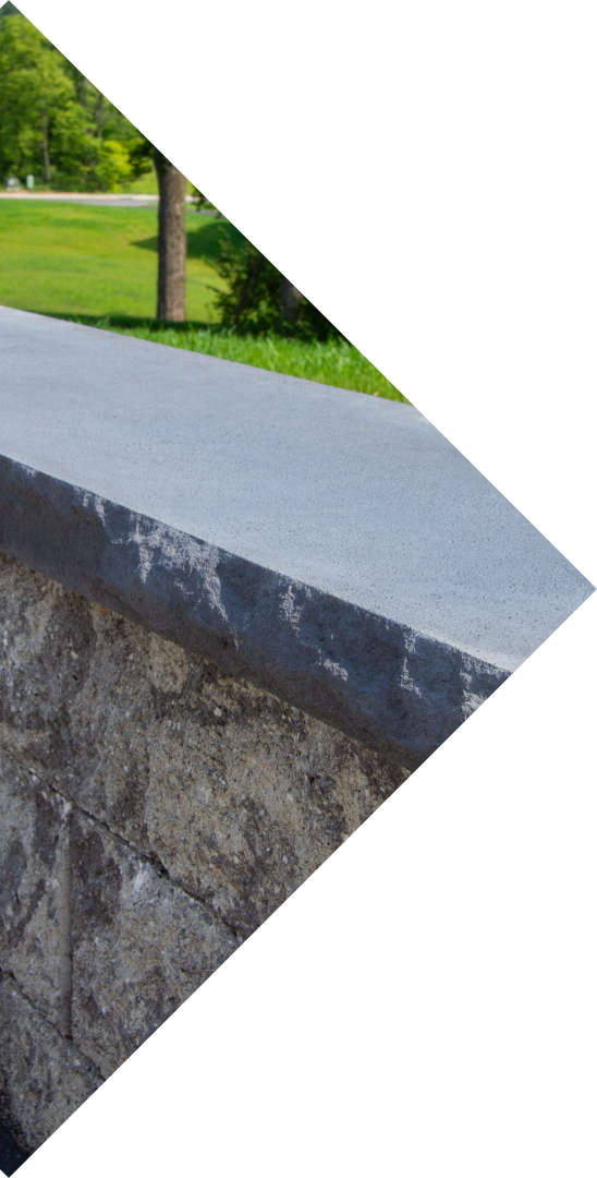 Wall Caps & Pier Caps in Mid-Atlantic | Kennedy Blue Mountain Stone