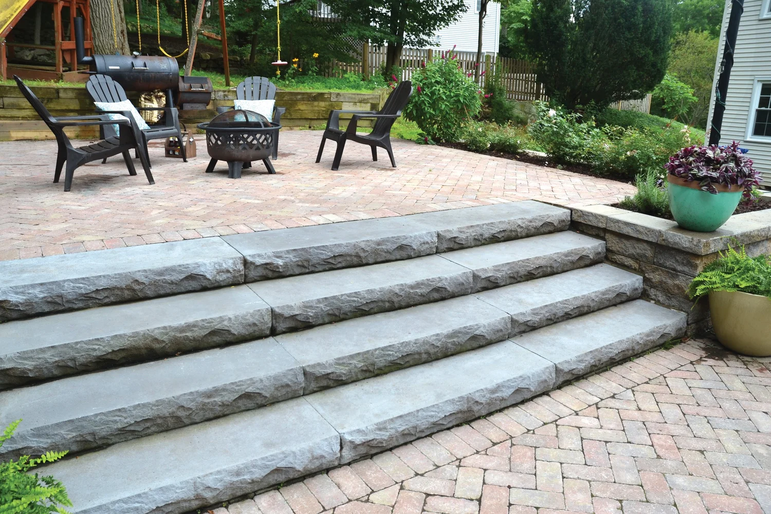 Steps & Treads in Mid-Atlantic | Kennedy Blue Mountain Stone