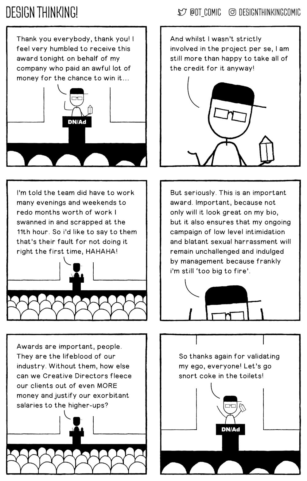 Award winning creative — DESIGN THINKING!