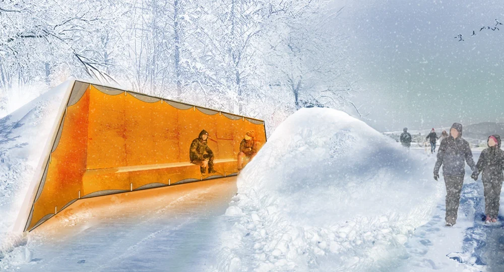 Warming Huts – Interactive Outdoor Gathering Space by Borrmeister ...
