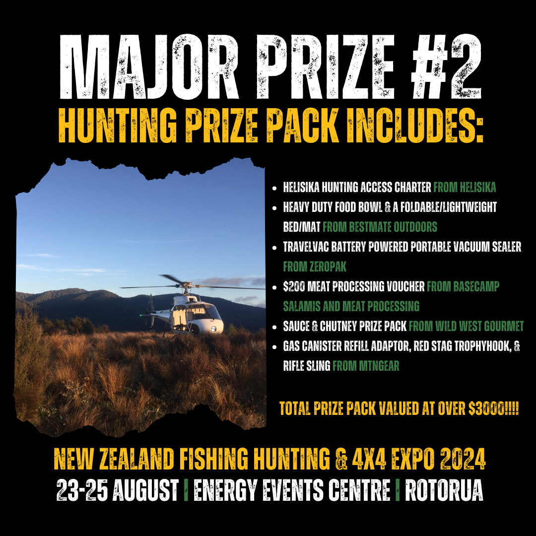 Giveaways — NZ FISHING HUNTING & 4X4 EXPO
