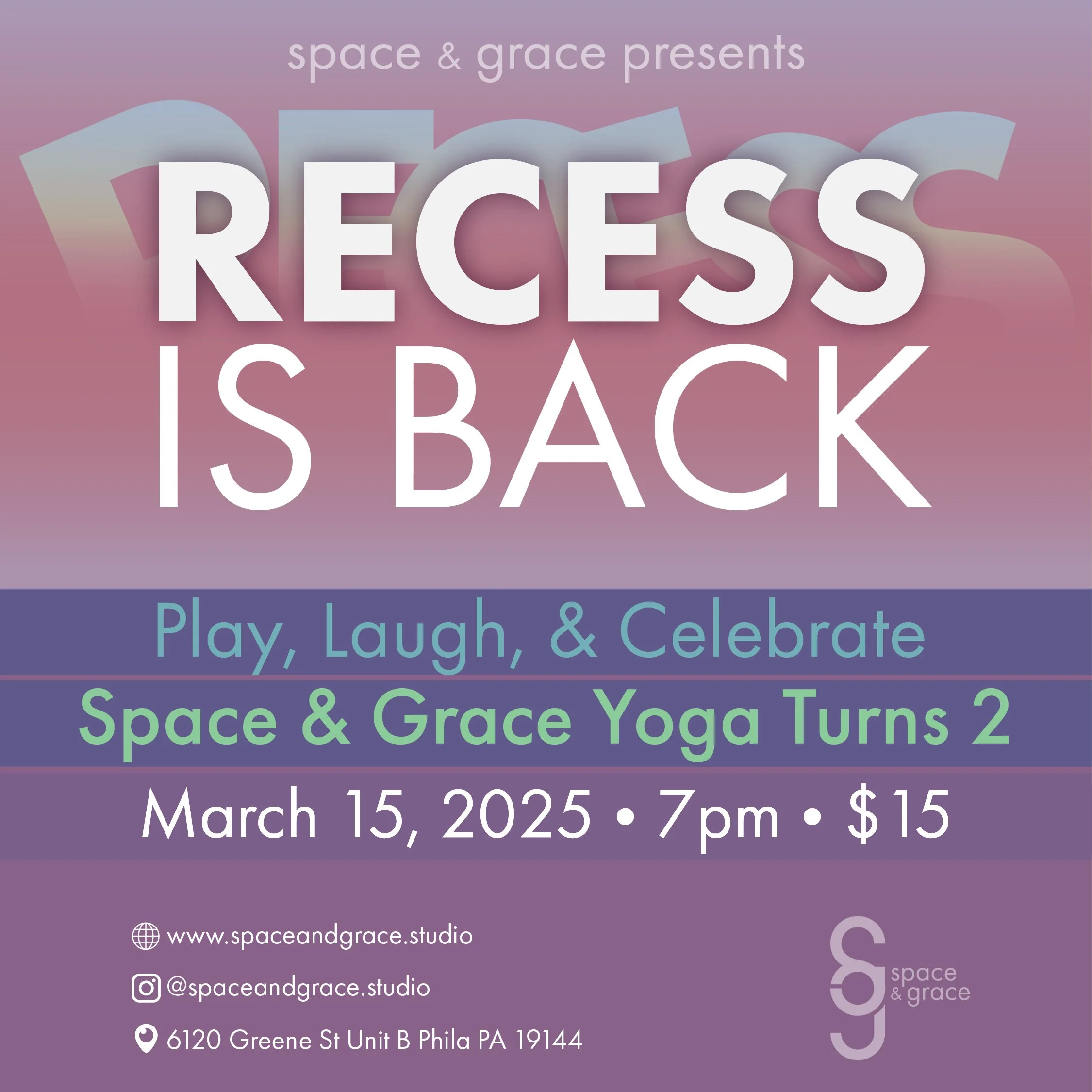 Space and Grace Upcoming Events — Space & Grace Yoga and Wellness
