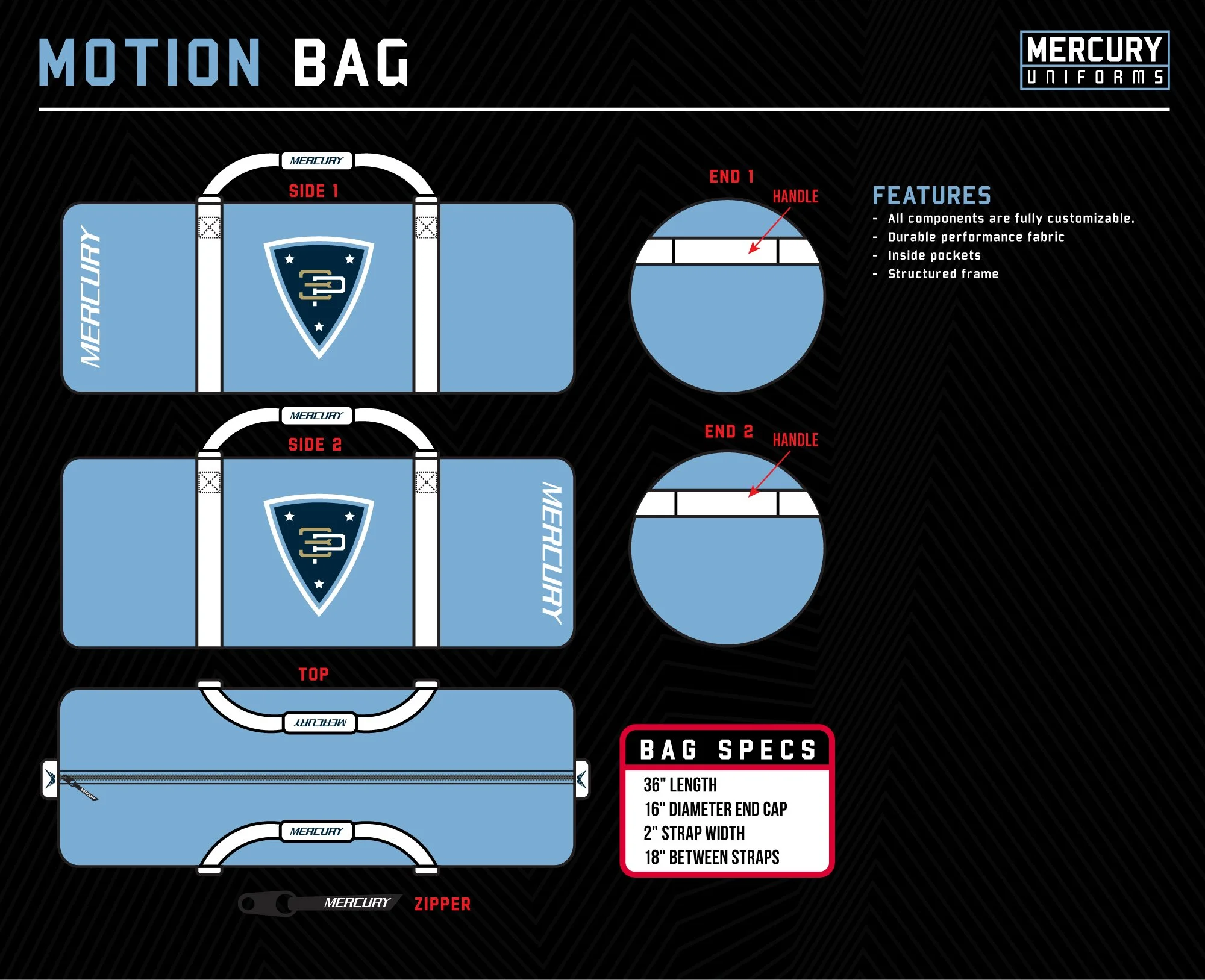 MOTION BAG — Mercury Screen Printing