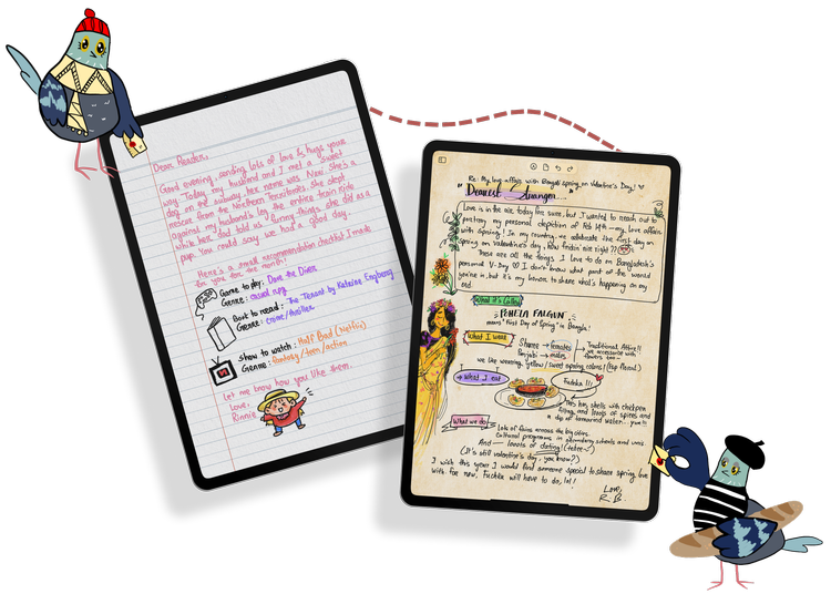 Letters, stamps & penpals