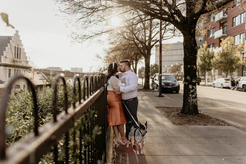 Downtown Knoxville Engagement Session in the Old City — Within the ...
