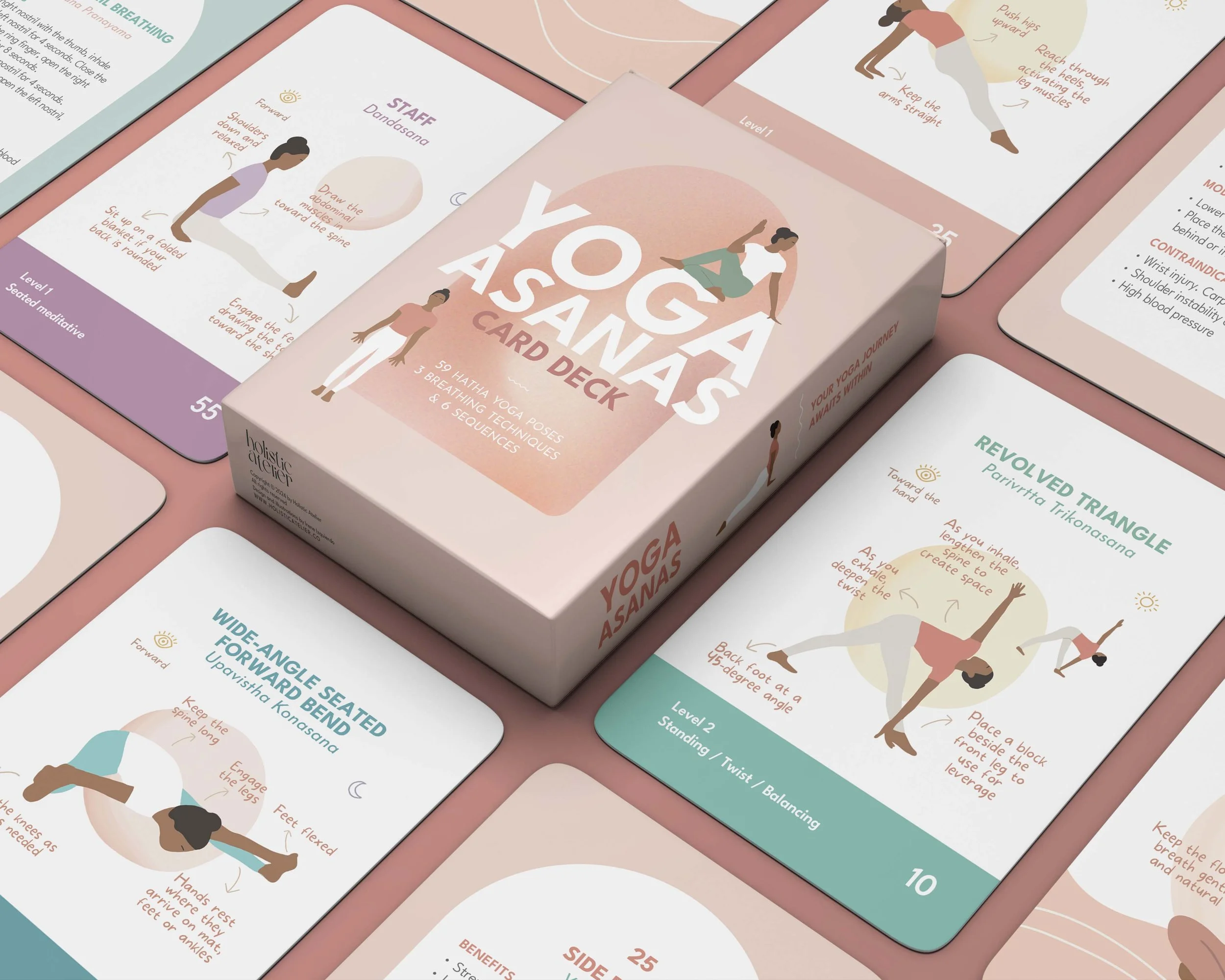 Holistic Atelier | Premium Yoga Card Decks for Teachers, YTT Students ...