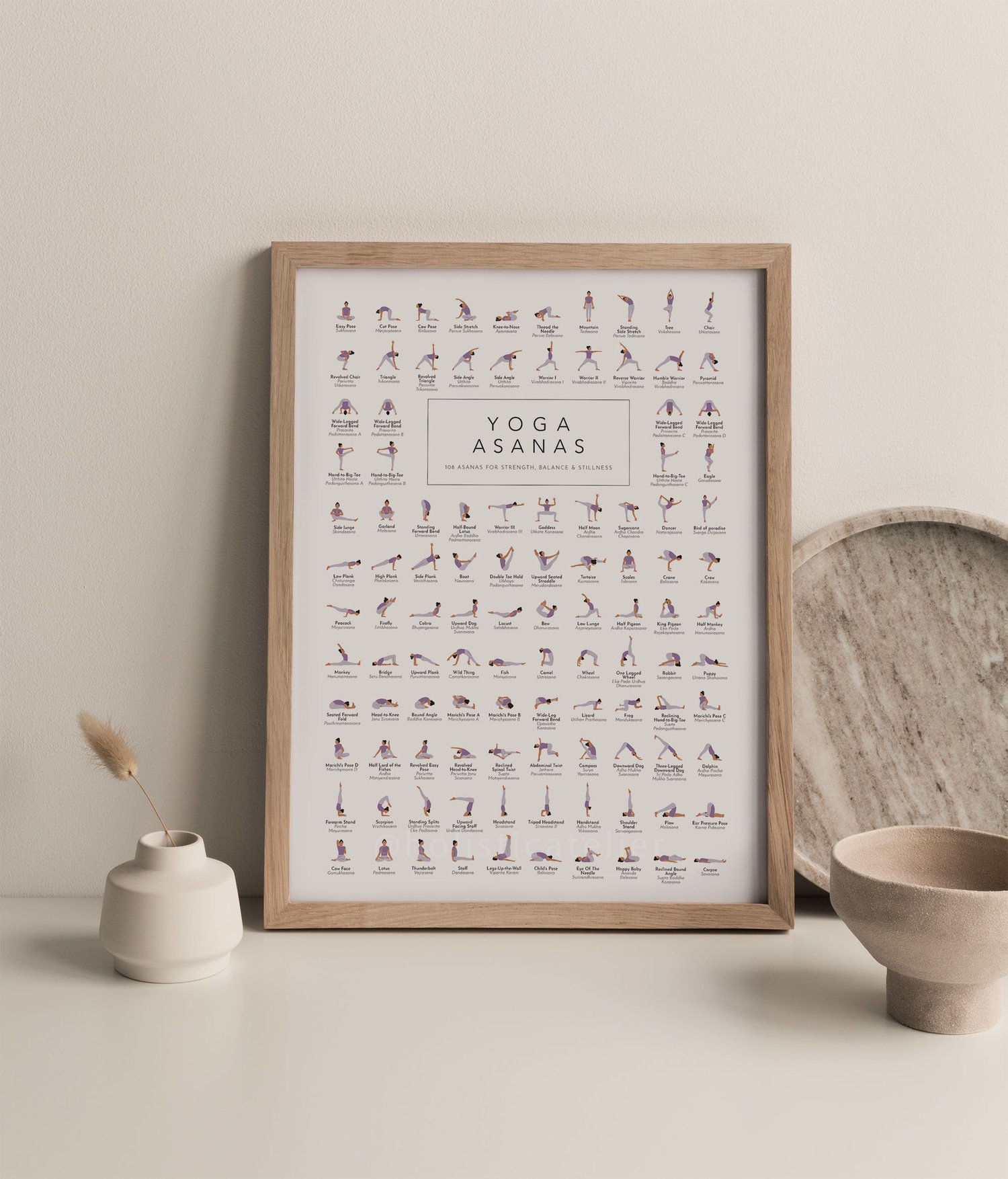 Yoga Asanas Card Deck Buy Now - Yoga posters, illustrations ...