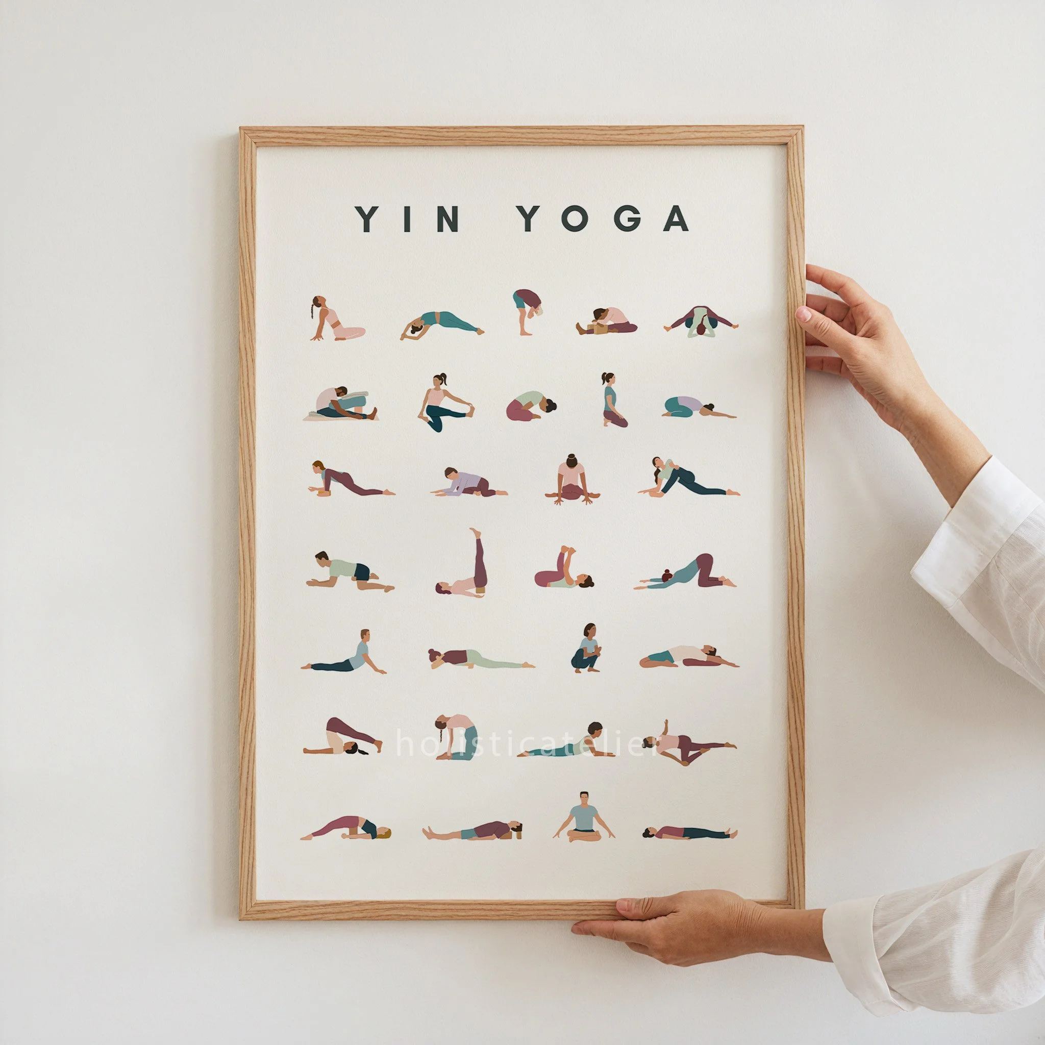 Yoga Asanas Card Deck Buy Now - Yoga posters, illustrations ...