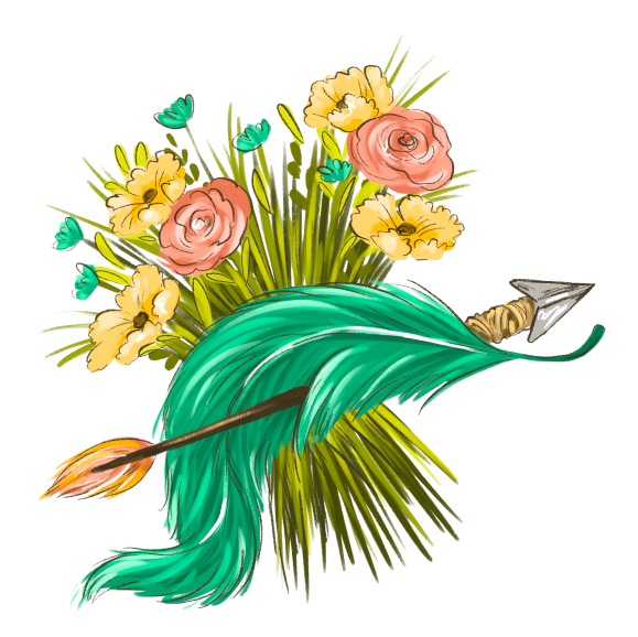 Feather and Arrow Flower Preservation