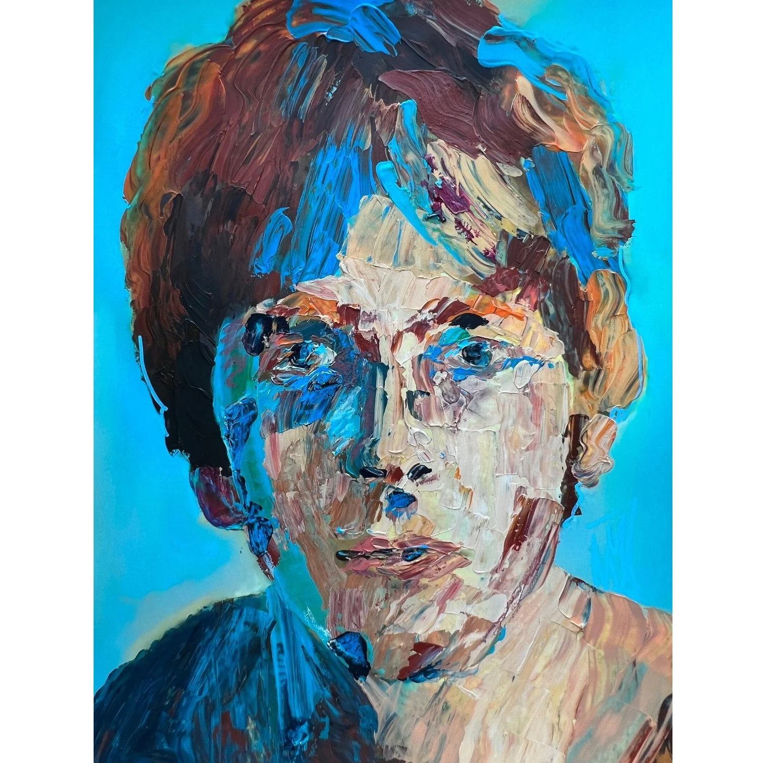 Original Big Suit David Byrne Painting Wall Art — Mike Wehner Art