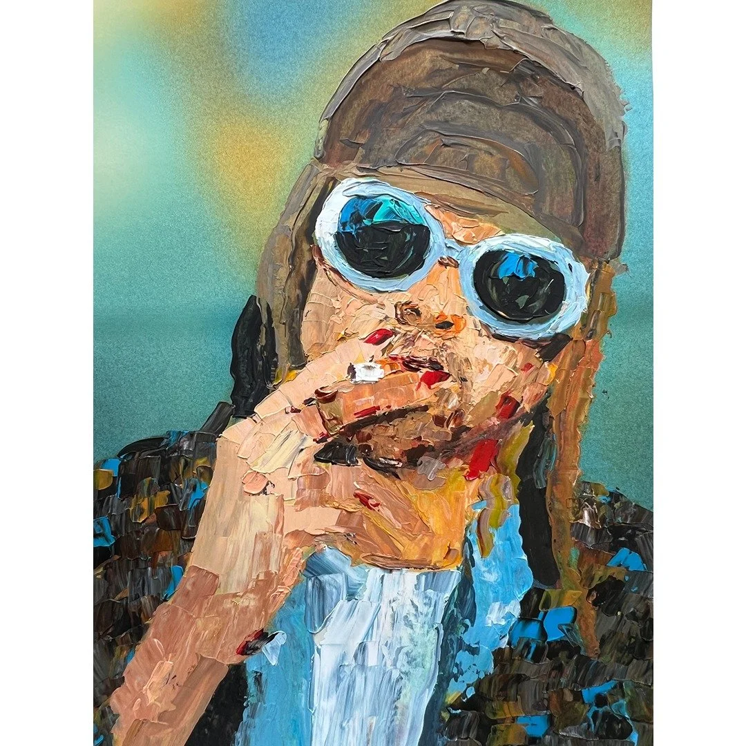 Original Painting of Keither Richards of the Rolling Stones — Mike ...