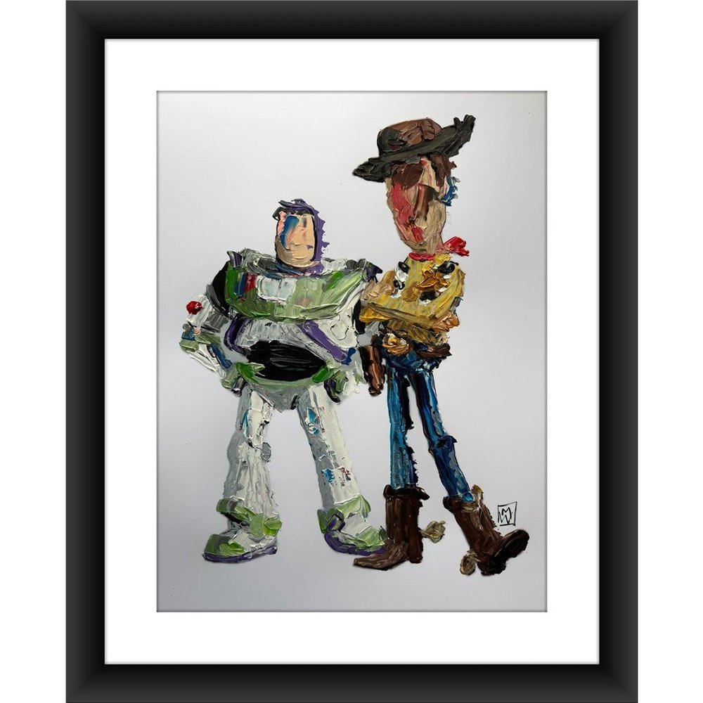 Woody And Buzz Shadow Art