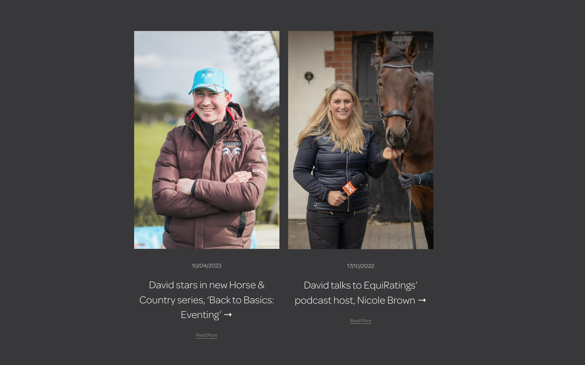 Meet David Doel — Reybridge Eventing