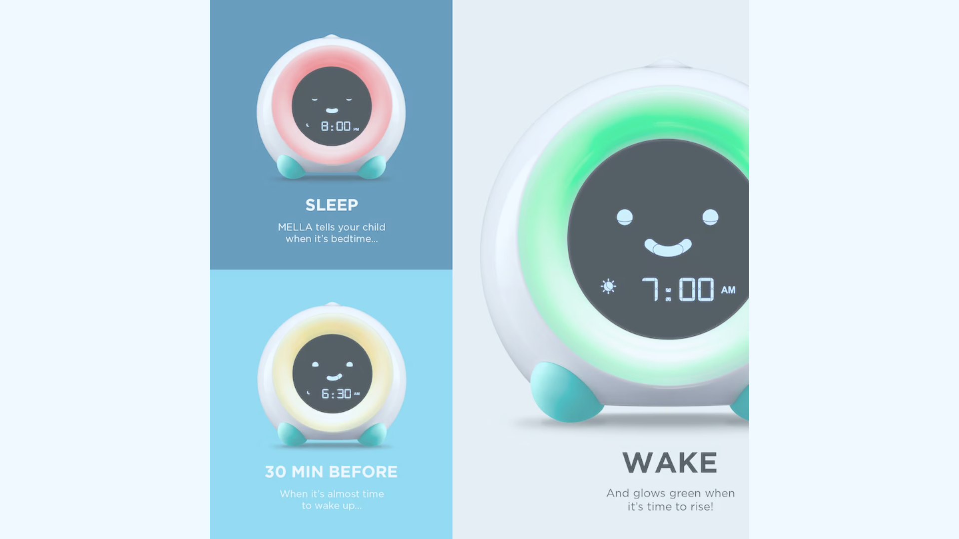 MELLA Ready to Rise clock — Little Winks Sleep