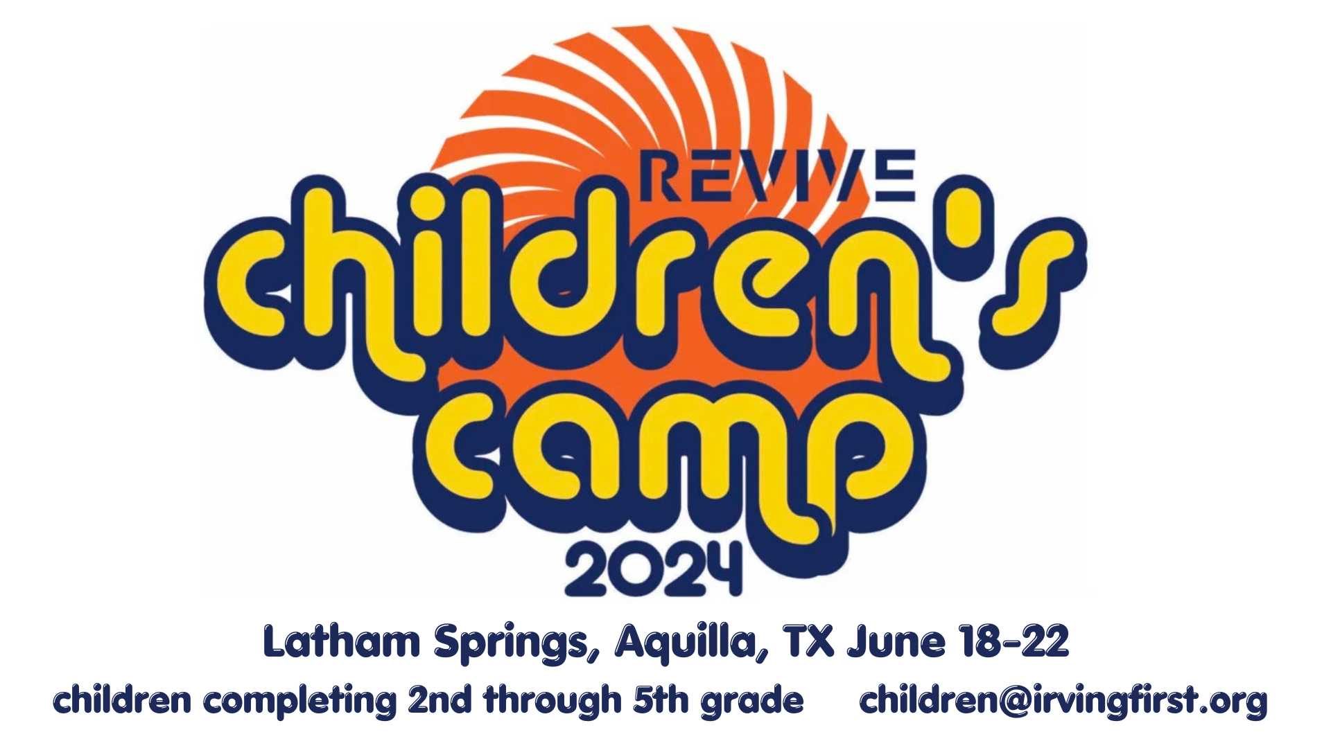 Children's Summer Camp — First Methodist Irving
