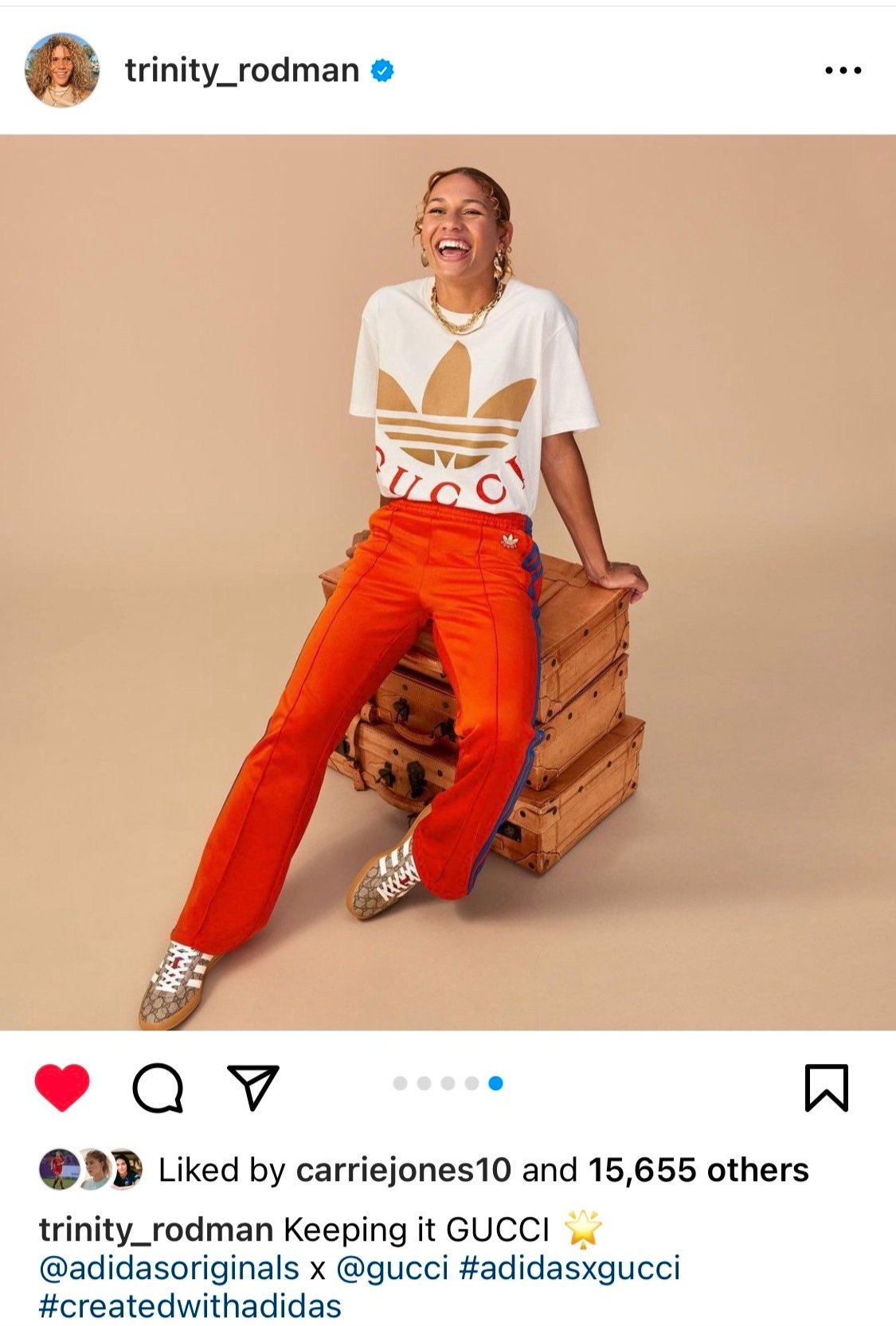 Trinity Rodman and Adidas/Gucci Collaboration — The Football Stylist