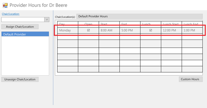 How Andre Sets Up Provider Hours in Eaglesoft — THE CREW PROCESS