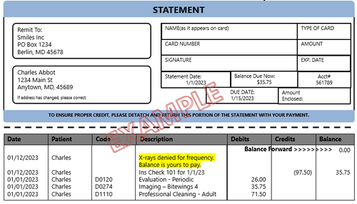 How To Add A Note To A Statement When Posting An EOB In Eaglesoft — THE ...