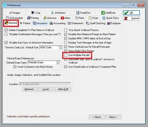 How Andre Sets Up Recare Intervals in Eaglesoft — THE CREW PROCESS