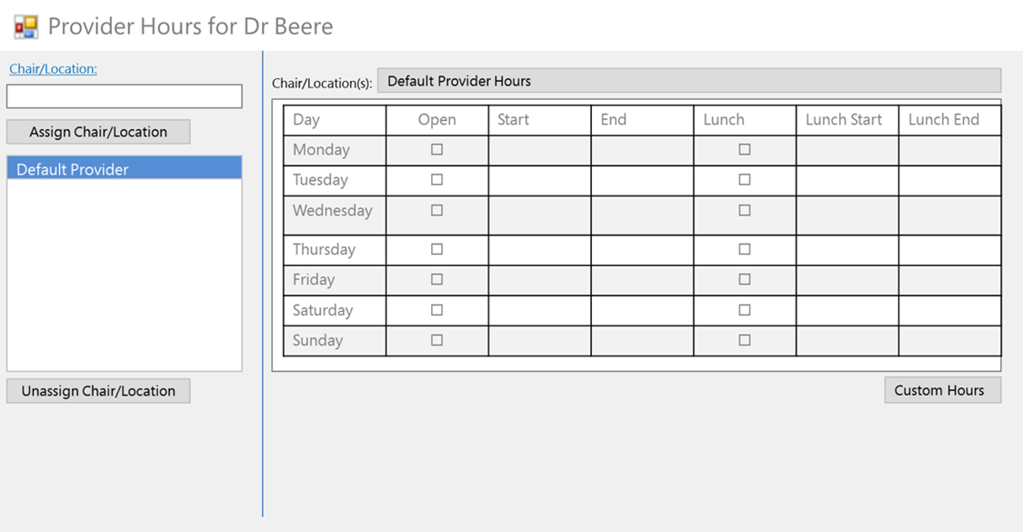 How Andre Sets Up Provider Hours in Eaglesoft — THE CREW PROCESS