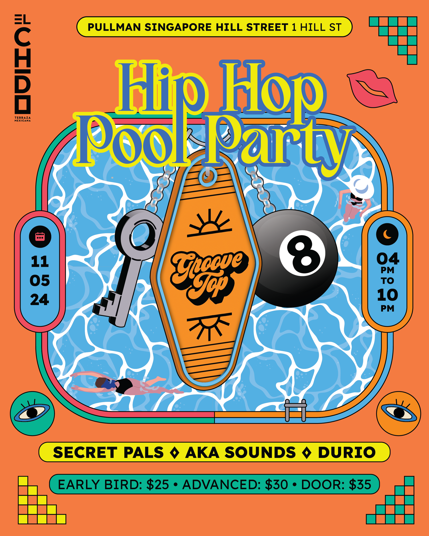 Hip Hop Pool Party — GrooveTop