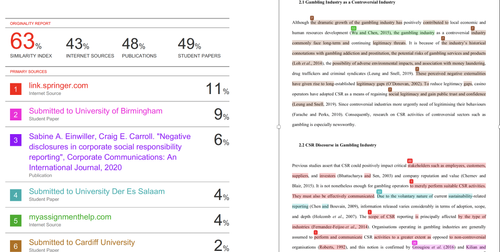 Turnitin Plagiarism Check — Ahead Achiever