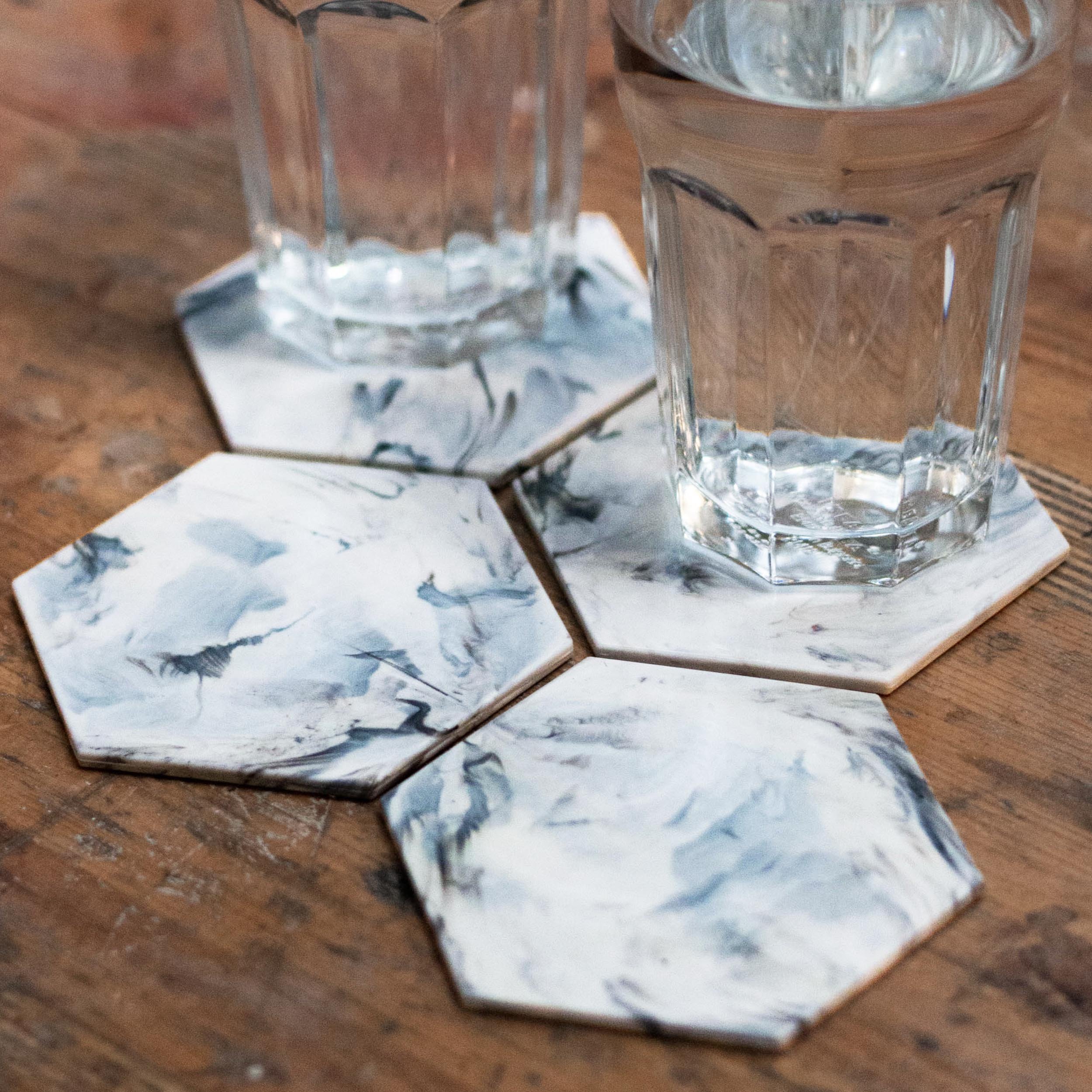 100% Recycled Plastic Coasters — Brothers Make