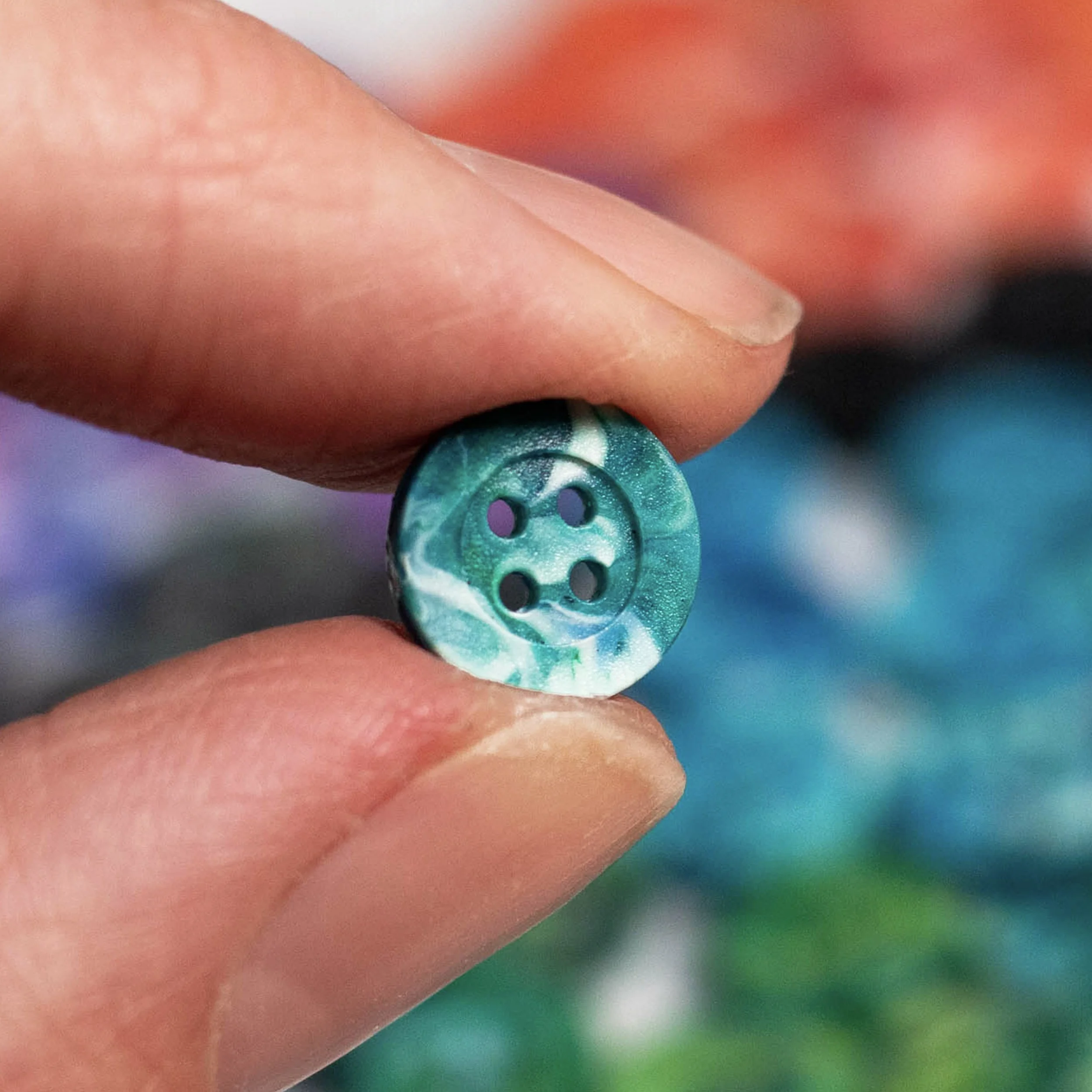 100 Recycled Plastic Buttons Brothers Make