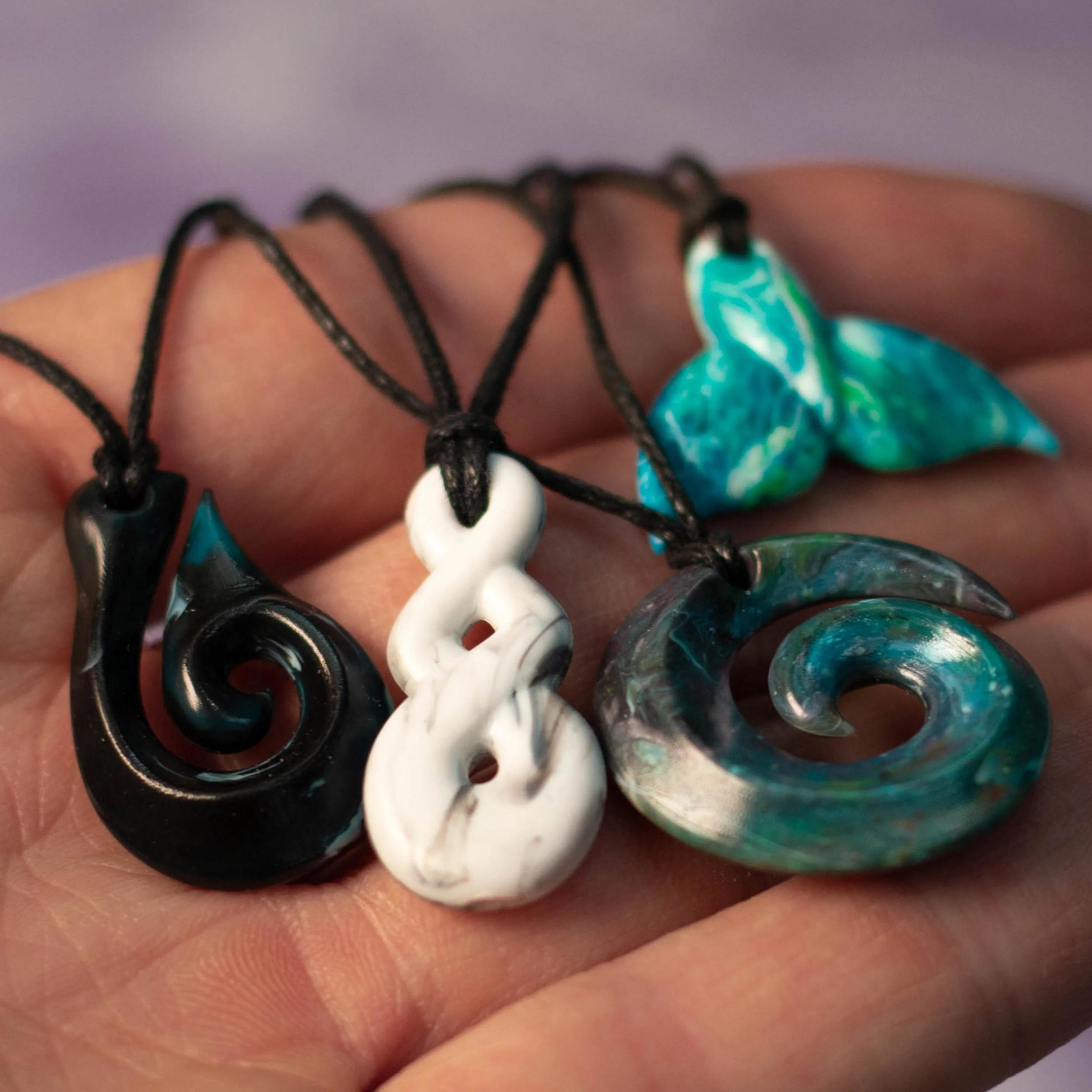 100% Recycled Plastic Wera Māori Pendants — Brothers Make