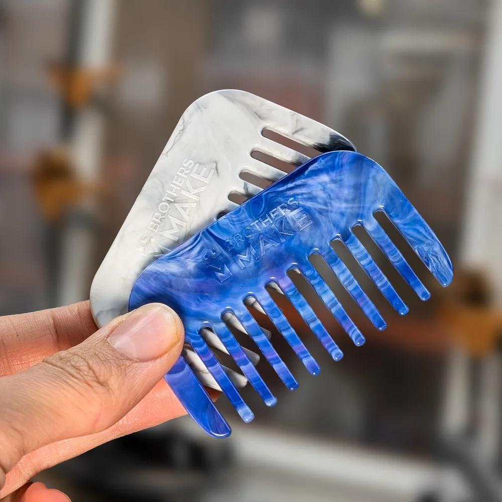 100% Recycled Plastic Pocket Combs — Brothers Make