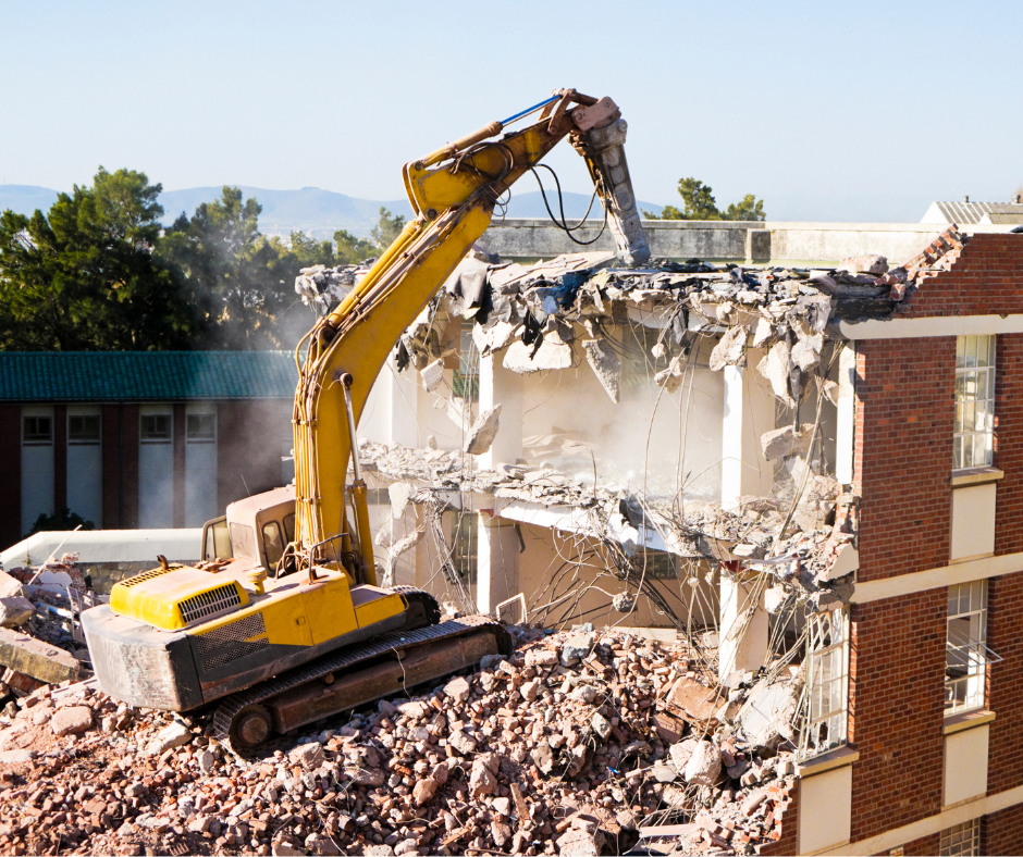 How demolition works- Sixtowns Waste