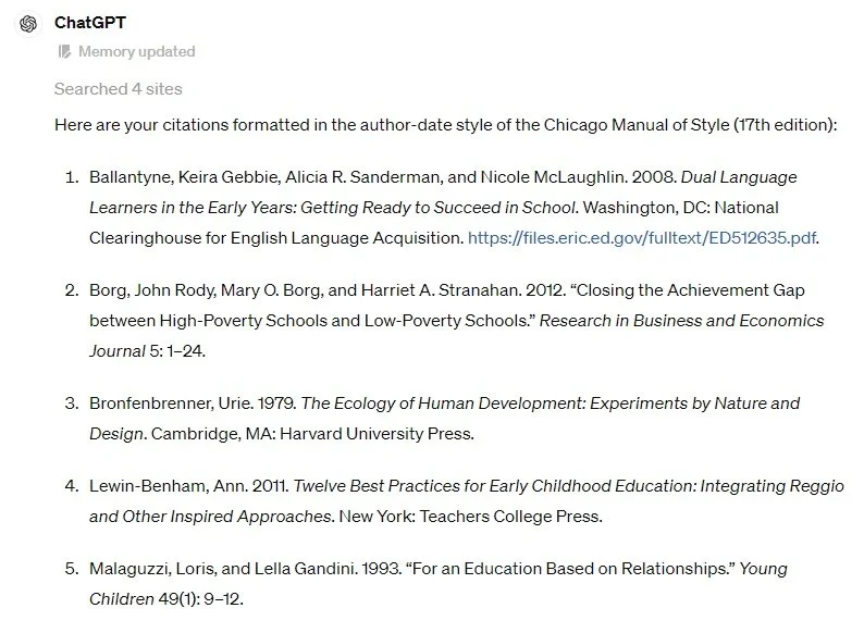 ChatGPT 4o — Marcella Fecteau Weiner | Editor