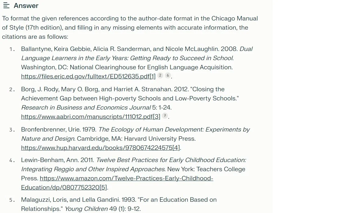 How to Use AI to Edit and Format Reference Lists — Marcella Fecteau Weiner | Editor