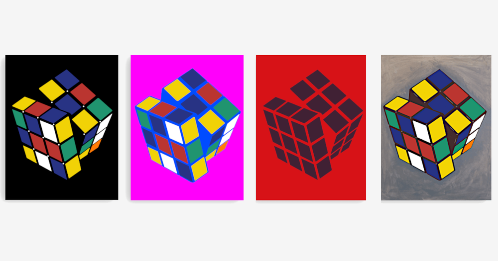 Rubik’s Cube Paintings: Limited Edition Art That Balances Order and ...