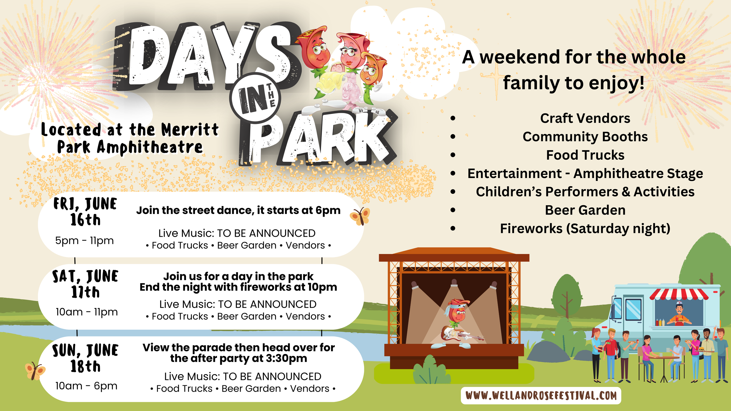 Vendors & Community — Welland Rose Festival