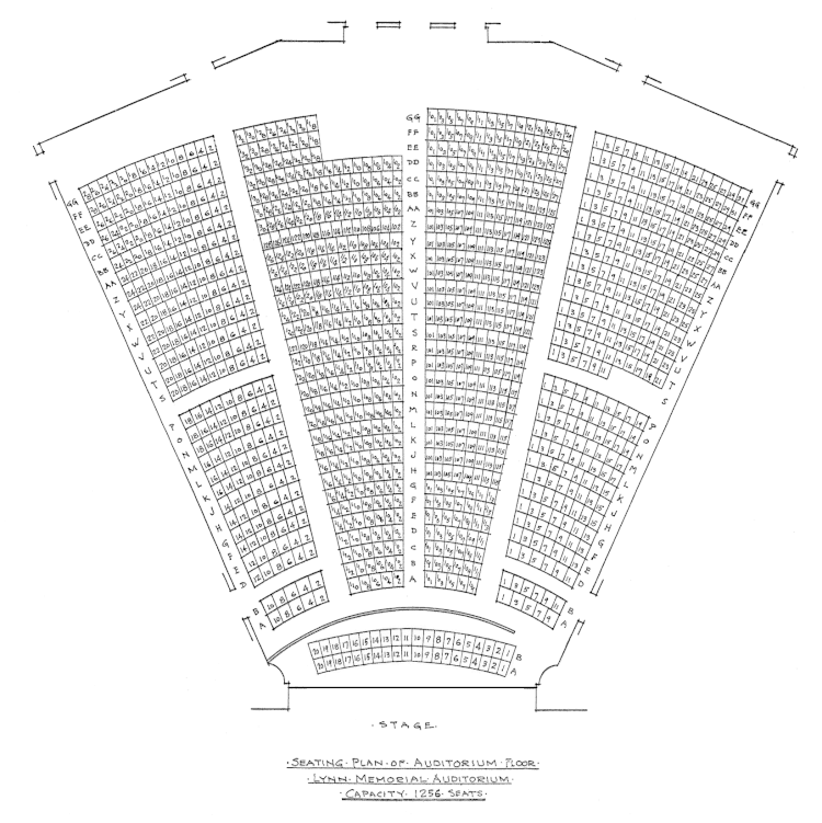 Seating — Lynn Memorial Auditorium - Premier Live Events Venue