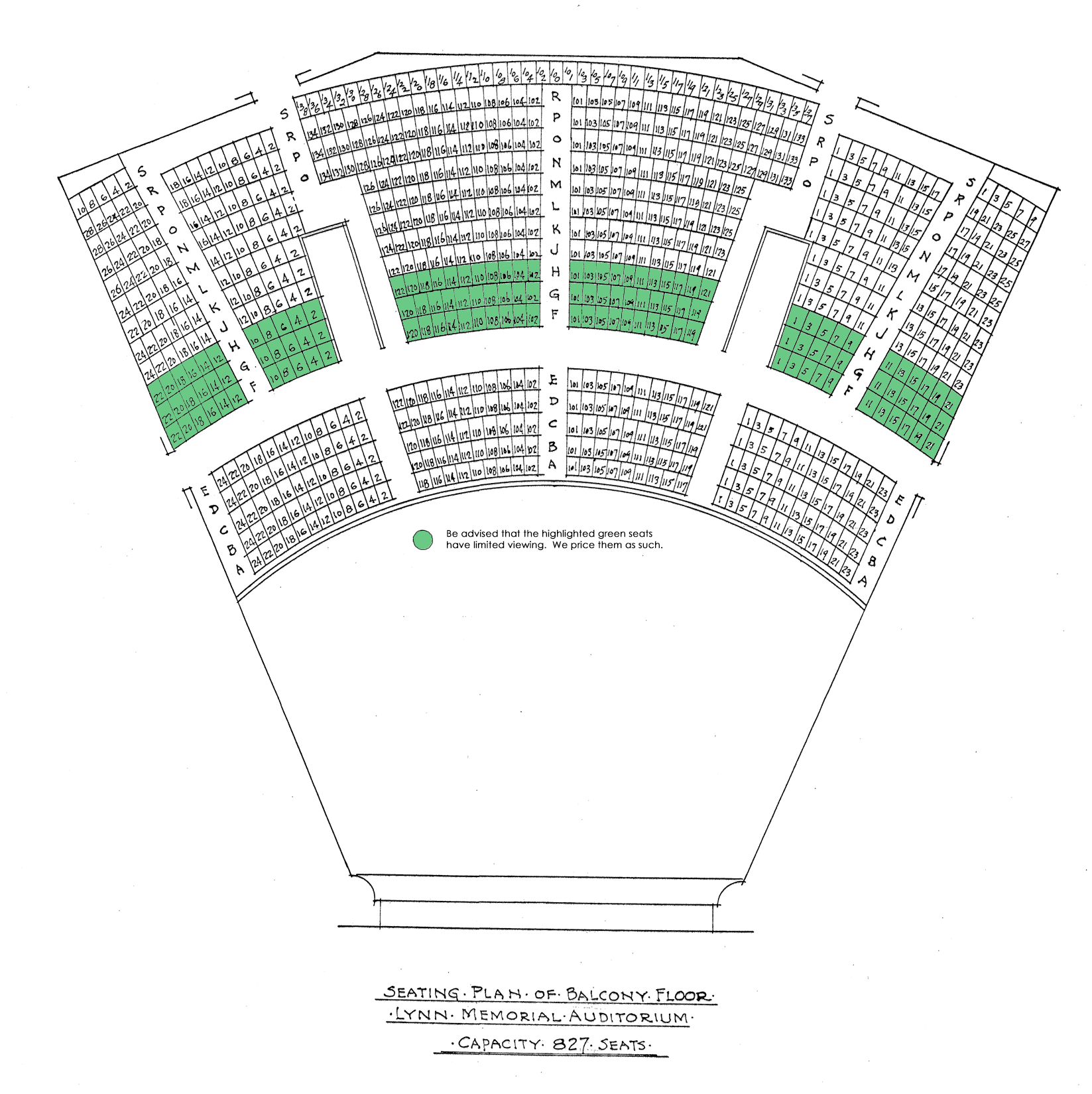 Seating — Lynn Memorial Auditorium - Premier Live Events Venue