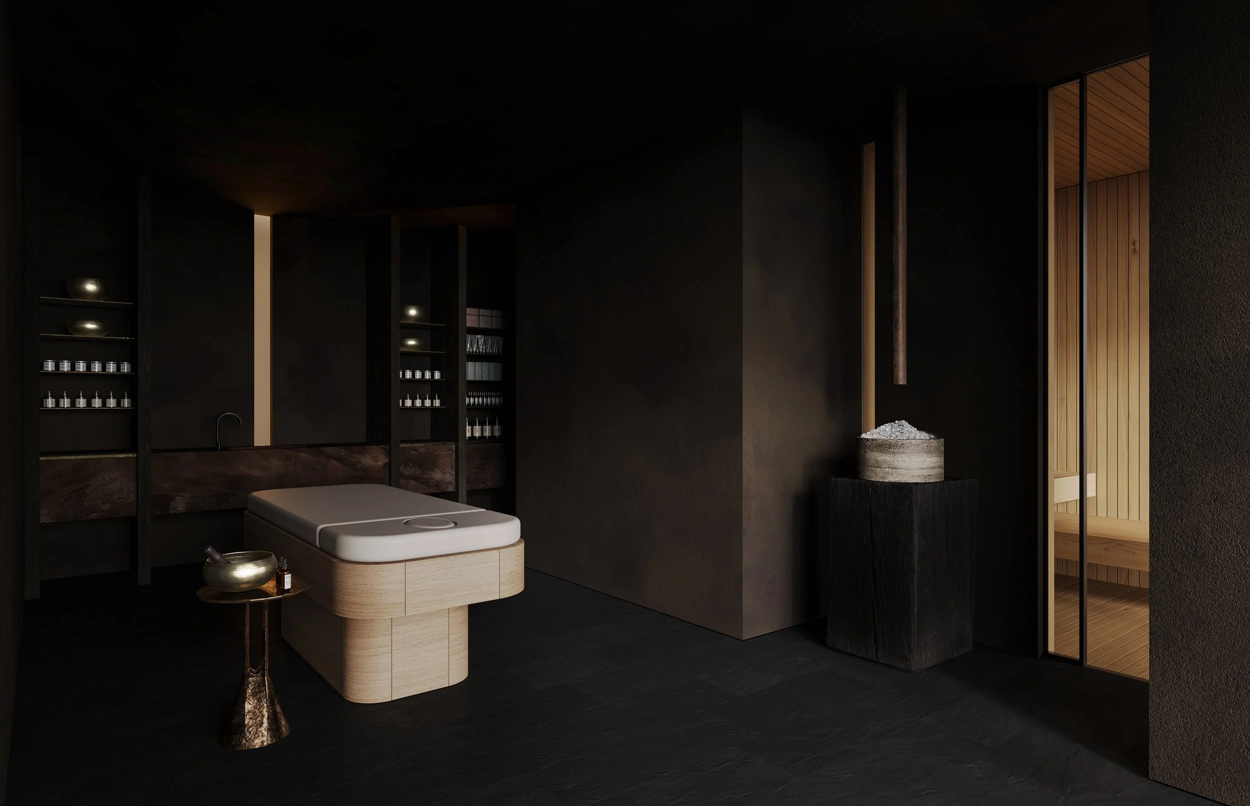 Obsidian Oasis Spa in Seattle, WA — Nataly Karavay - wellness in spaces