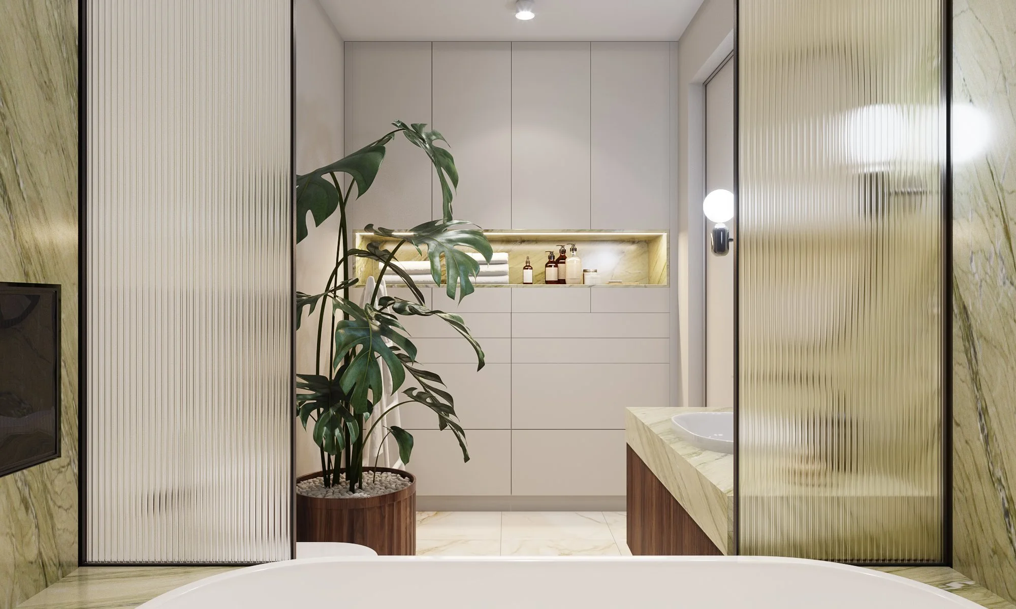 Modern minimalism - condo in Moscow, Russia — Nataly Karavay - wellness ...