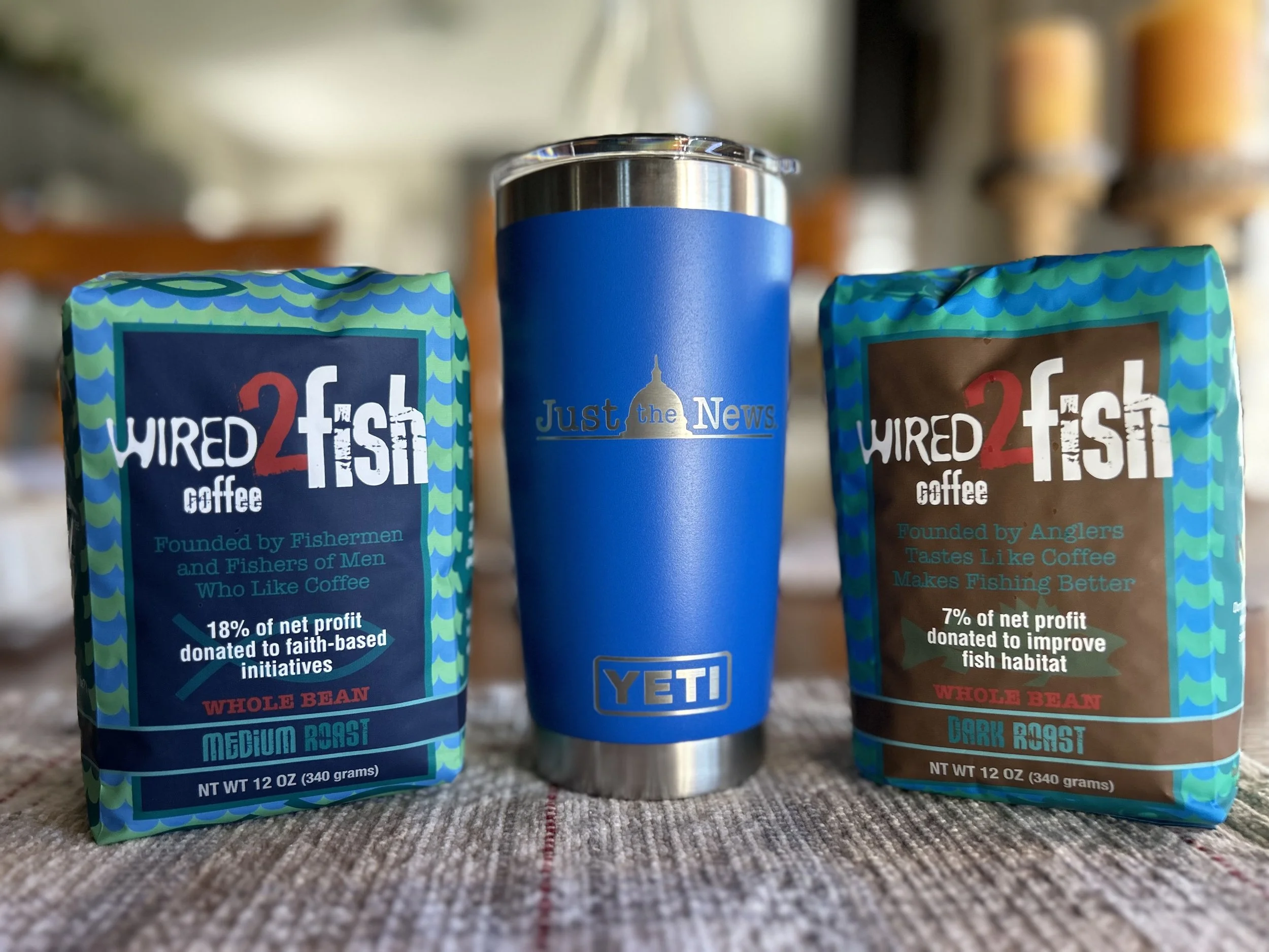 John Solomon VIP Membership "Just the News" Wired2fish Coffee Bundle ...