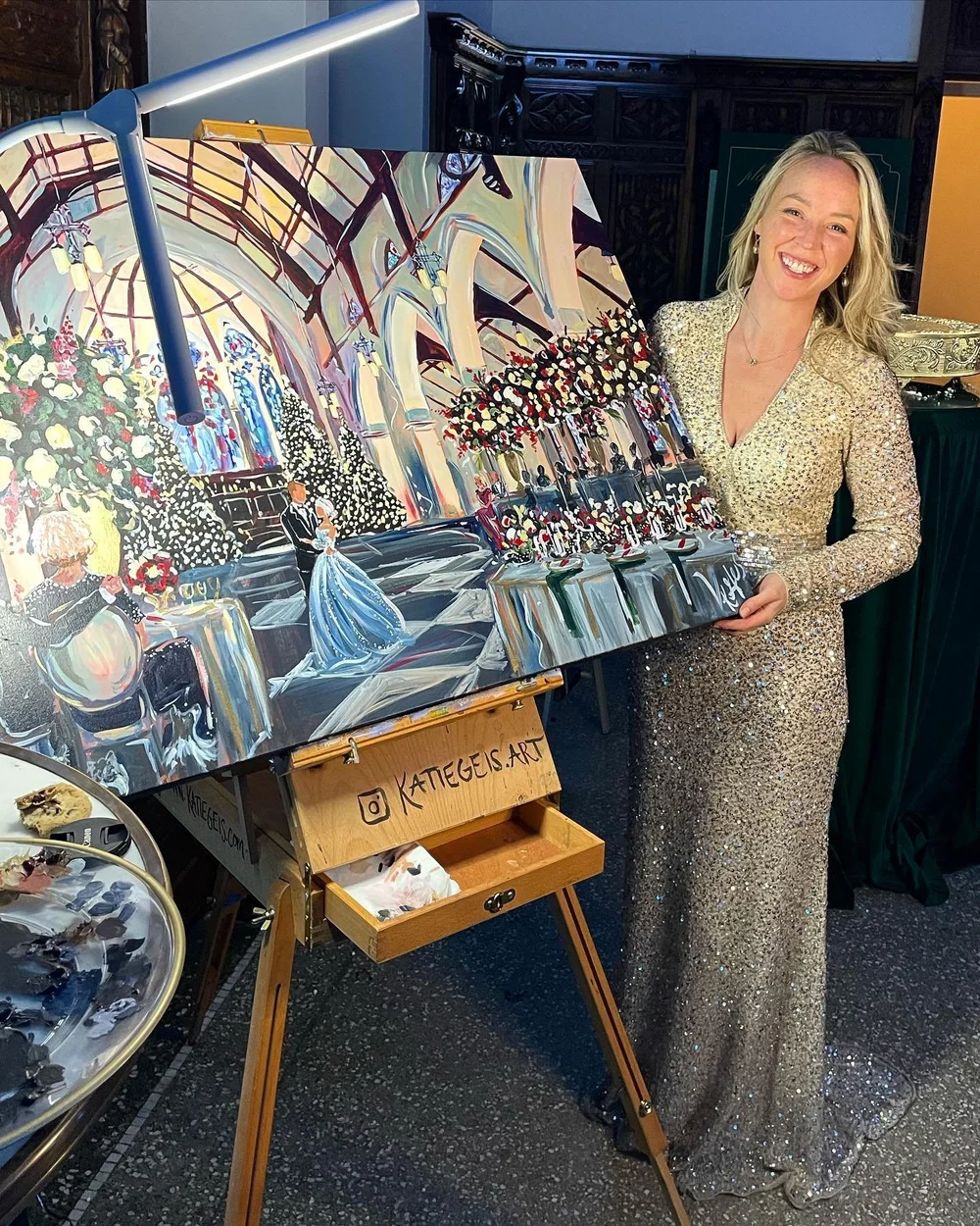 Katie Geis - Luxury Live Wedding & Event Painter - Southern Europe ...