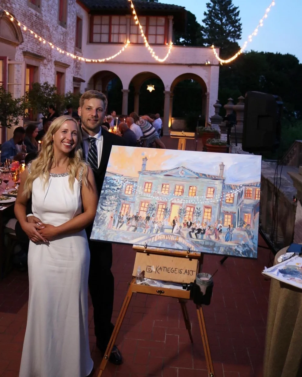 Katie Geis - Luxury Live Wedding & Event Painter - Southern Europe ...