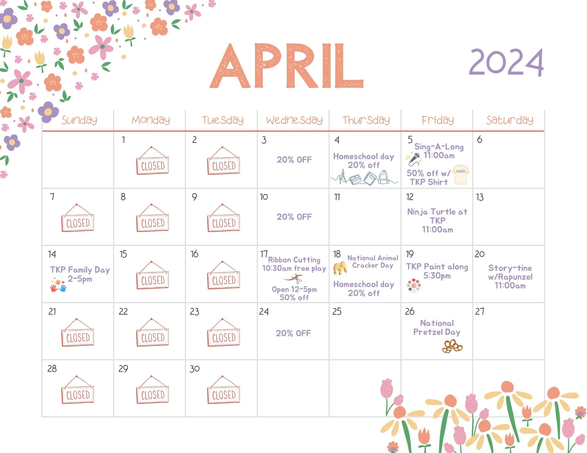 Events — The Kids' Play Space
