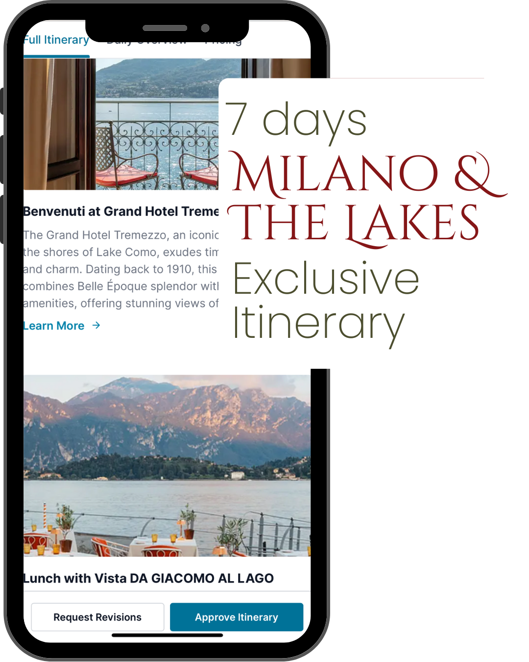 Client Terms and Conditions — Milano & The Lakes Travel Agency Luxury ...