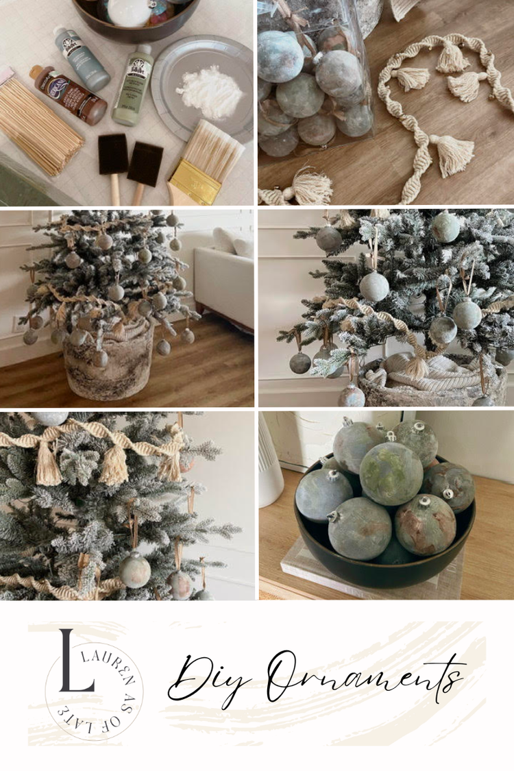 101 Easy Handmade DIY Christmas Ornaments + Tutorial — Lauren As Of Late