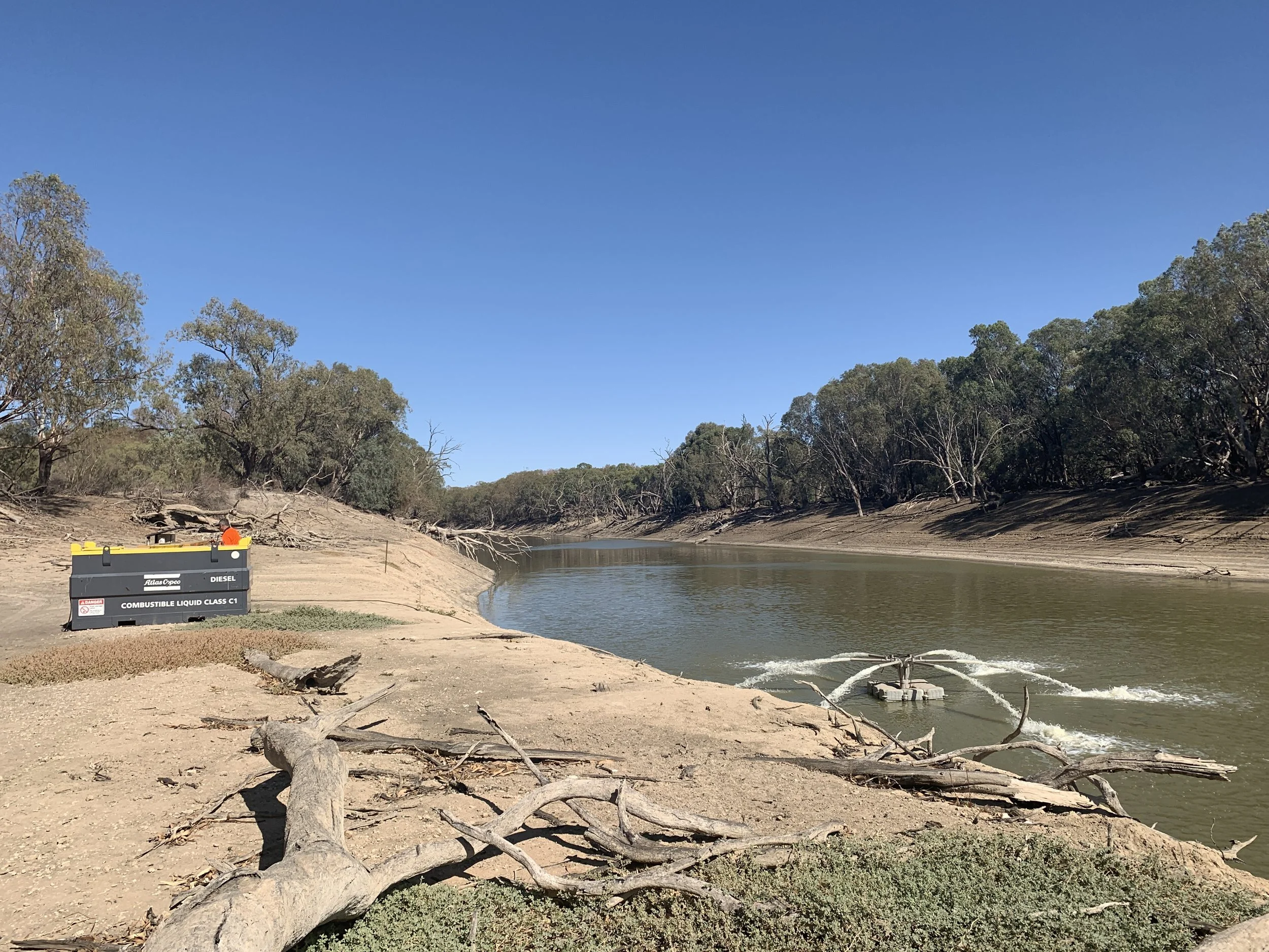 Menindee NSW — Millewa Pumping