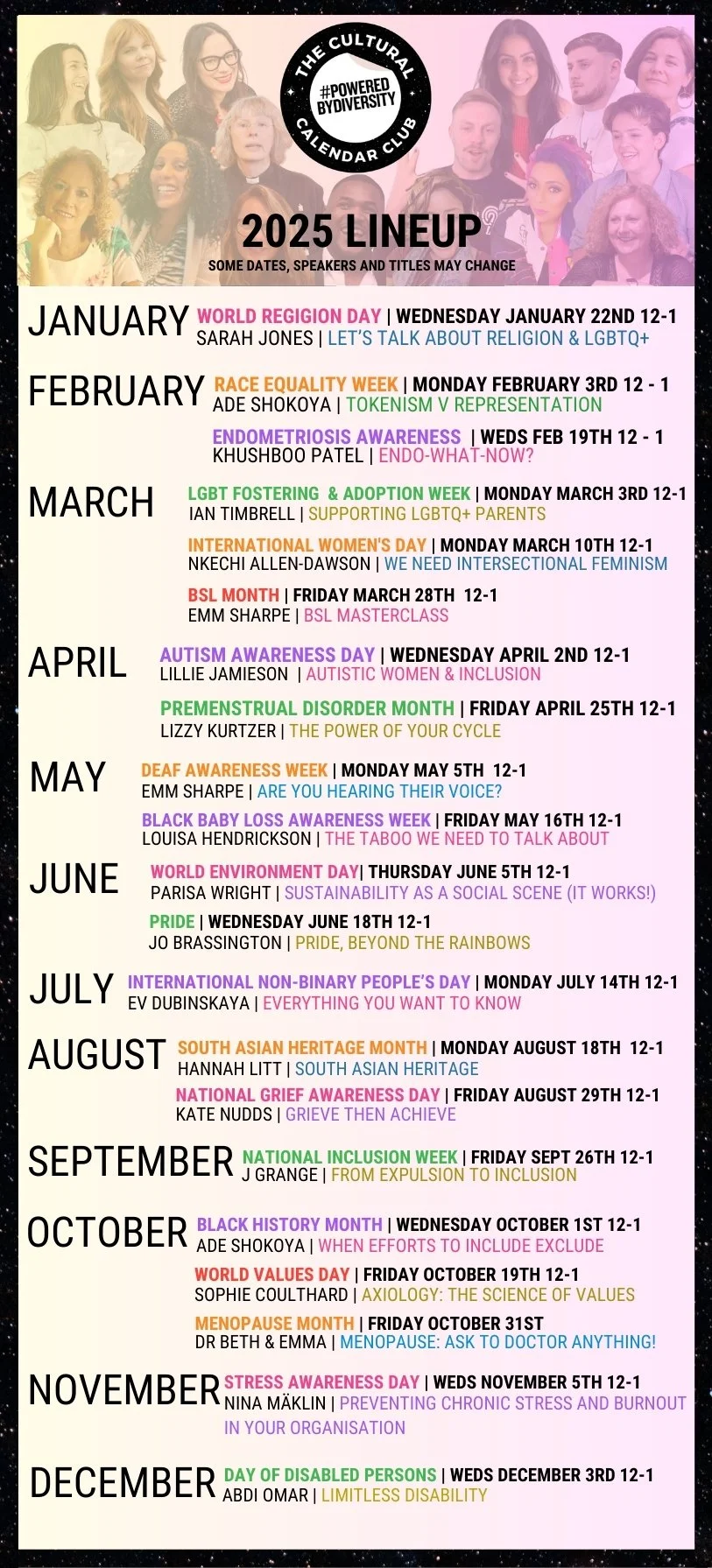 Cultural Calendar Club