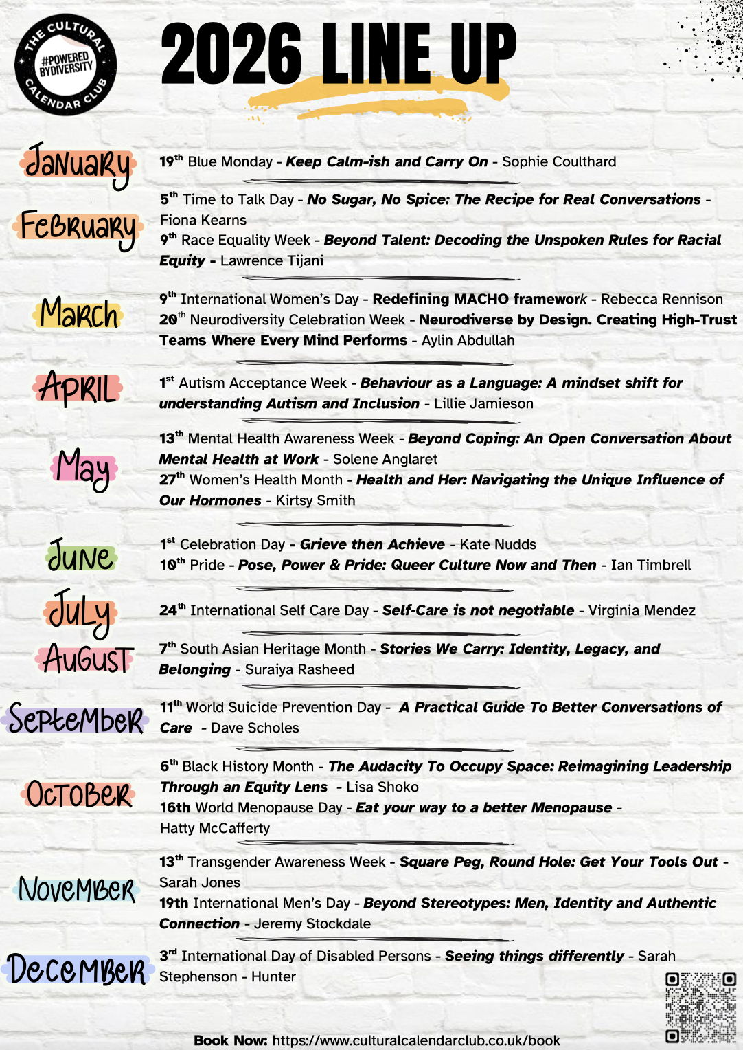 Cultural Calendar Club