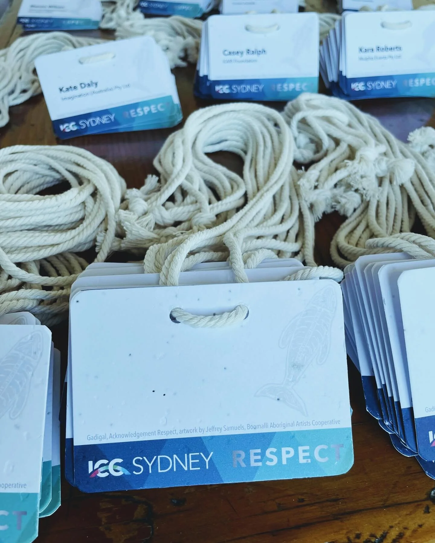 Eco Friendly Name Badge Visuals | Terra Tag